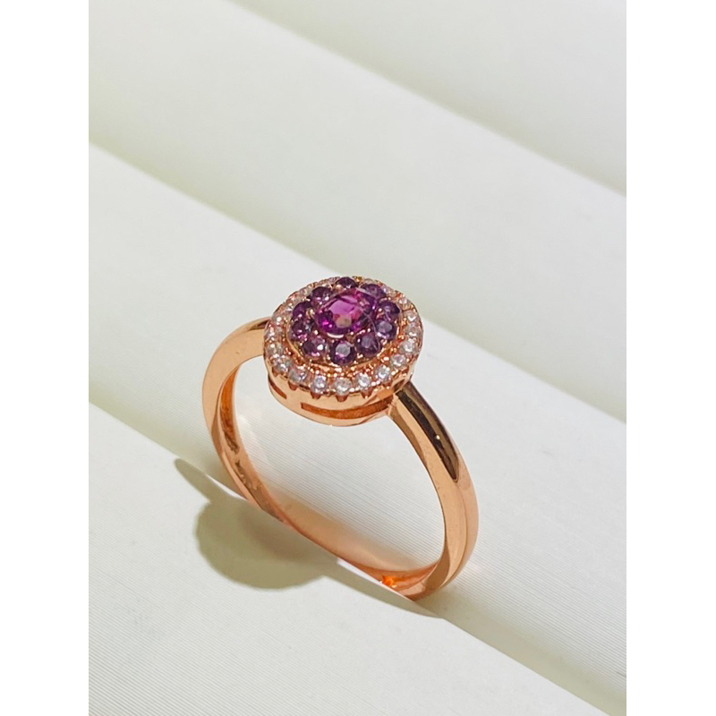 Amethyst Adjustable ring/ type 2 | Shopee Malaysia