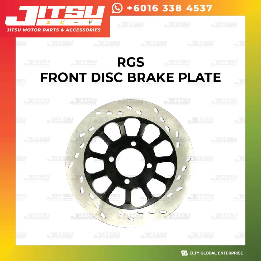 Front Disc Brake Plate SUZUKI RGS Plat Brek Cakera Depan RG SPORT JITSU ...