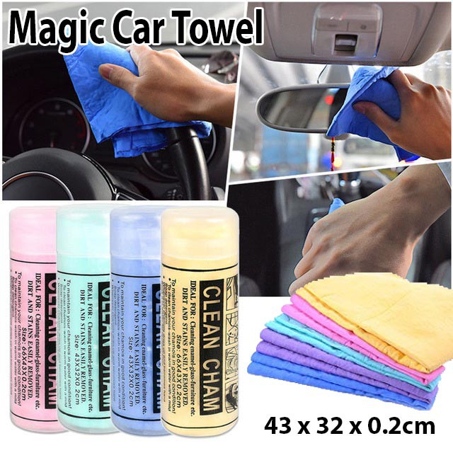 Car Wash Washing Magic Towel Clean Cham Cleaning Cloth Sponge Japan ...