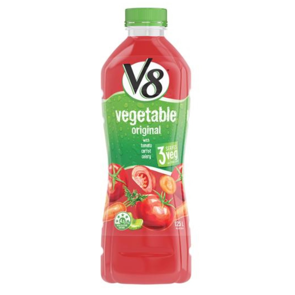 Campbell's V8 Vegetable Original with Tomato, Carrot, Celery Juice, 1. ...