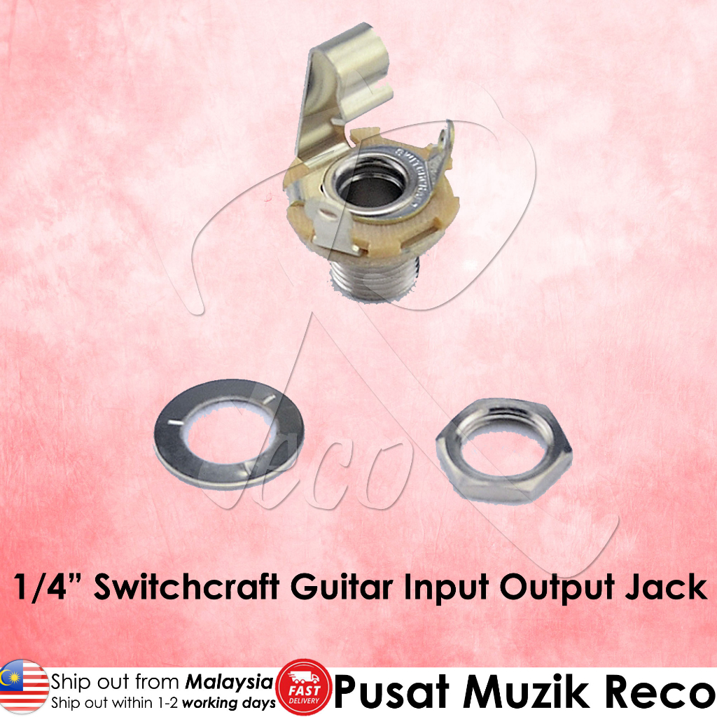 Switchcraft Guitar Mono Female Input Output Jack Mono 6.35mm 【READY ...