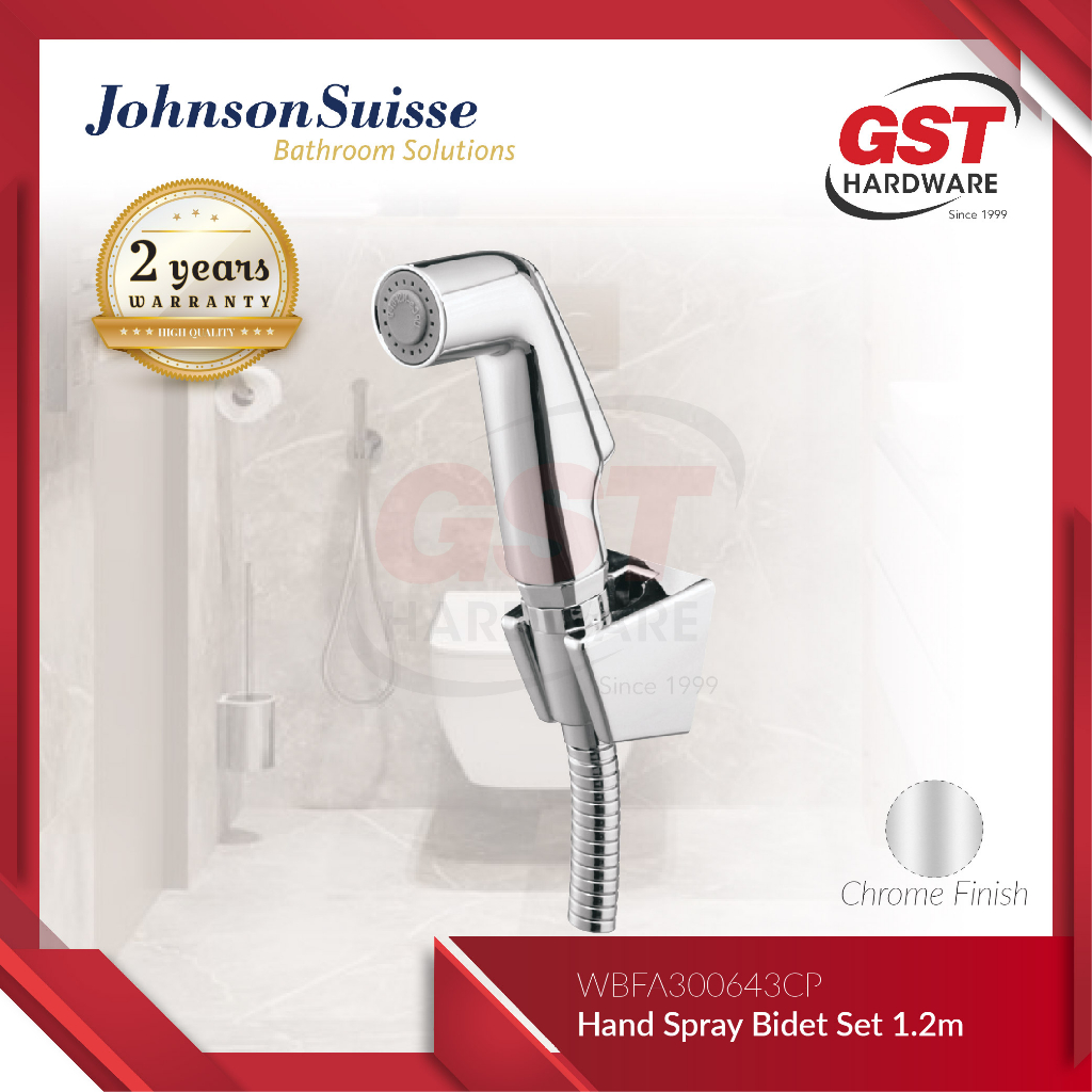 Johnson Suisse Bidet Spray Set 1.2M Toilet Bidet Spray Hand Bidet Spray ...