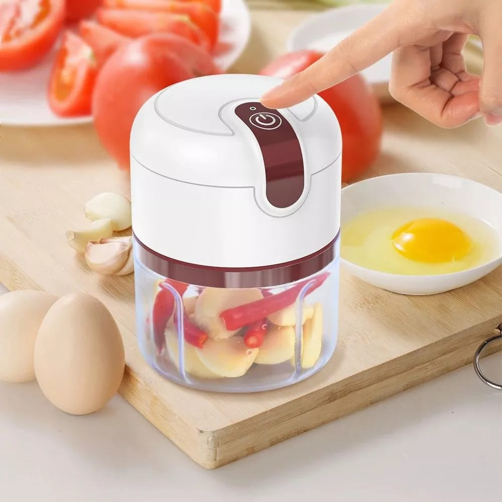Mini Blender Garlic Chopper Electric Food Chopper Portable Blender Food ...