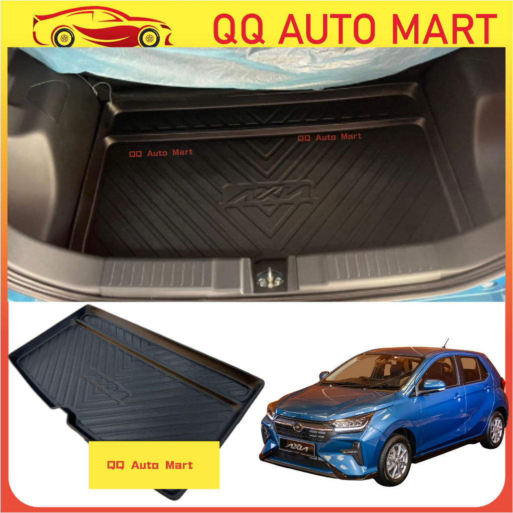 Perodua Axia 2023 Rear Cargo Tray / Boot Tray Axia Terbaru | Shopee ...