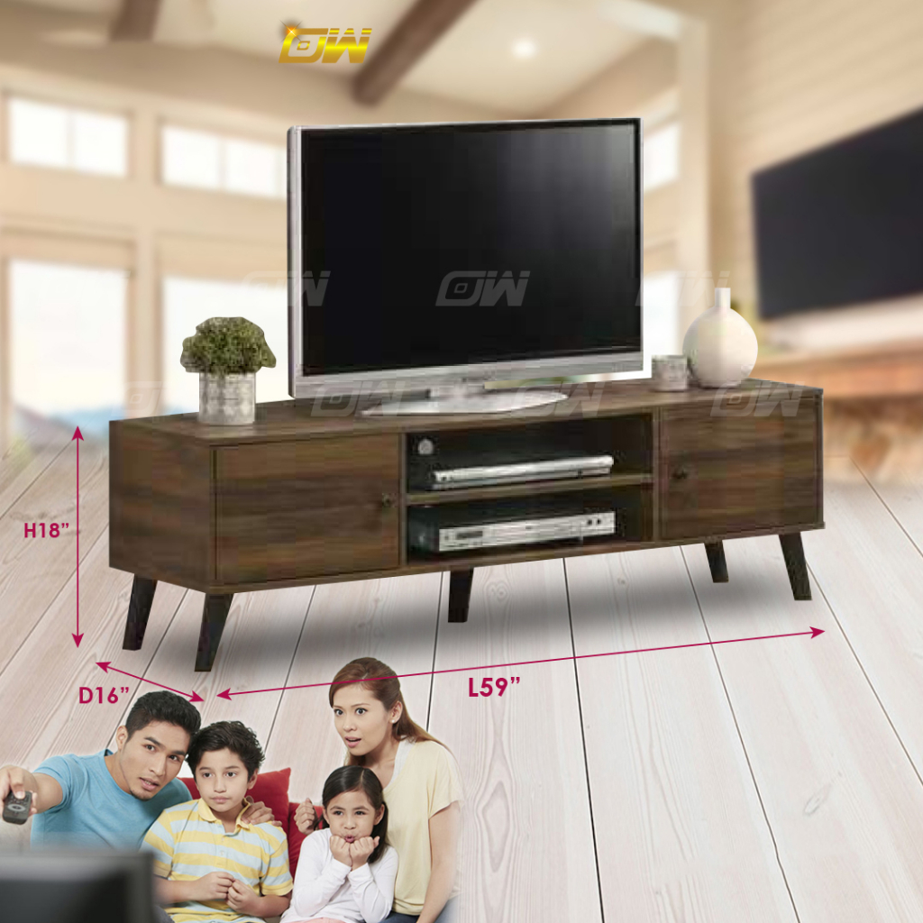5 FEET TV Cabinet 75 inch / Scandinavian TV Cabinet / Large TV Stand ...