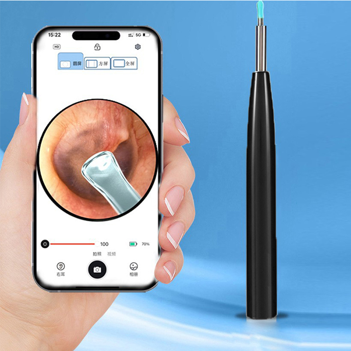 3-in-1 USB Ent Otoscope 6 LED Ear Cleaning Endoscope 5.5mm Ear Pick ...