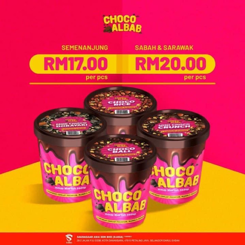 Choco Albab carton (24pcs) | Shopee Malaysia