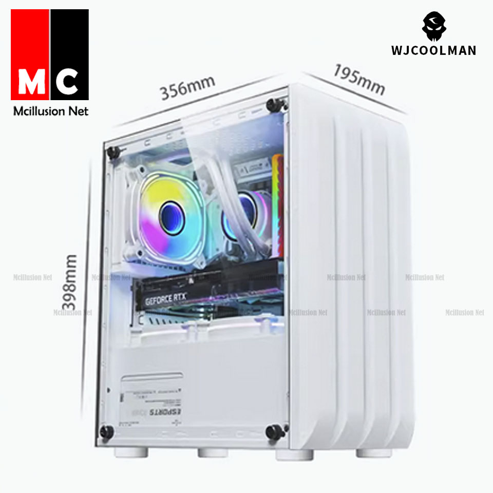 WJCOOLMAN DF M-ATX/ITX Gaming Desktop Casing Computer Case | Shopee ...