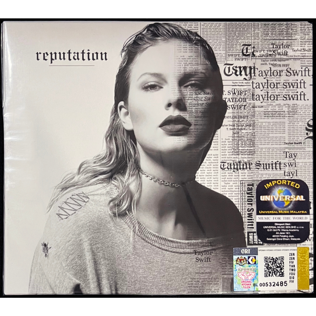 TAYLOR SWIFT - Reputation 2017 UNIVERSAL MUSIC / EU EDITION CD ...