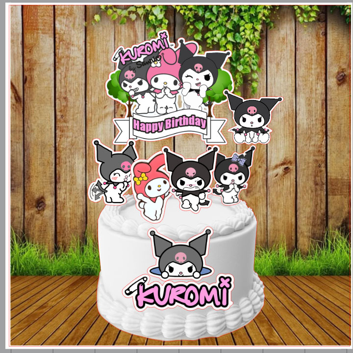 Kuromi Cake Topper 001 | Shopee Malaysia