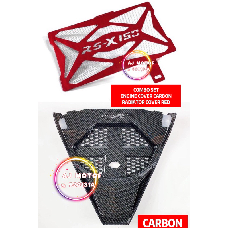 HONDA RSX150 WINNER-X RADIATOR COVER ALLOY / ENGINE CARBON RSX 150 ...
