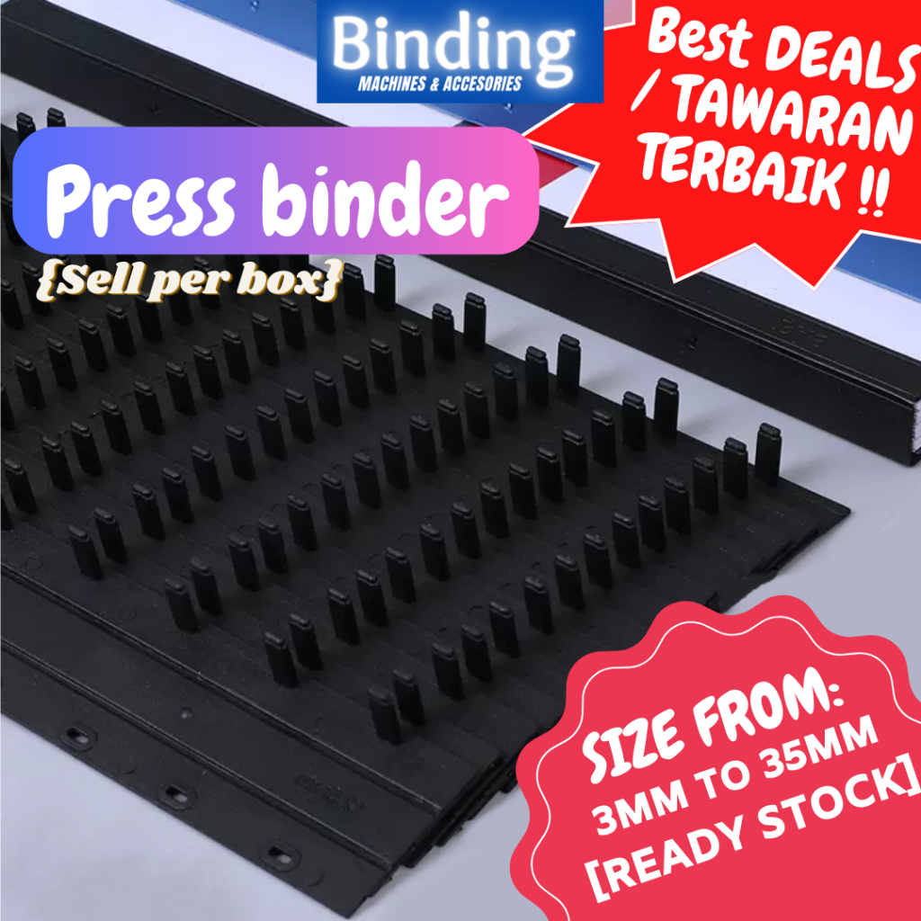 Lock Press Binder / Binding Strip / Lock Binder /Press Binding Comb A4 ...