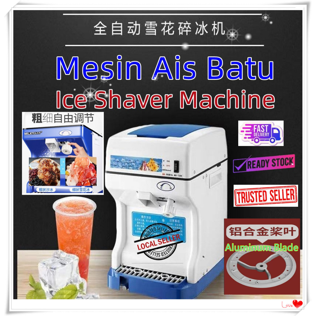 Mesin ABC Ais Batu Commercial 168 Ice Crusher Snow Ice Shavers | Shopee Malaysia