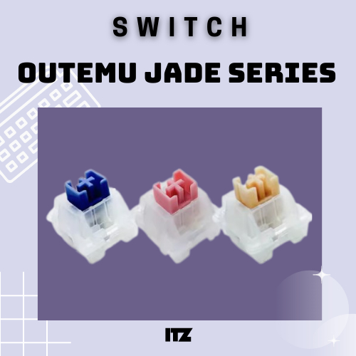[LOCAL STOCK] OUTEMU Yellow Jade switch/Blue Jade/Pink Jade switch ...