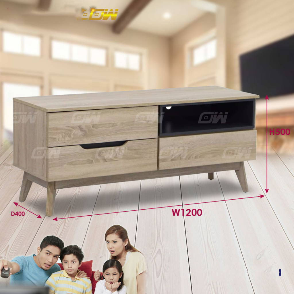 Fella 4 Feet Solid TV Cabinet Wood / Hall Cabinet / Lounge Cabinet / Display Cabinet / LCD ...