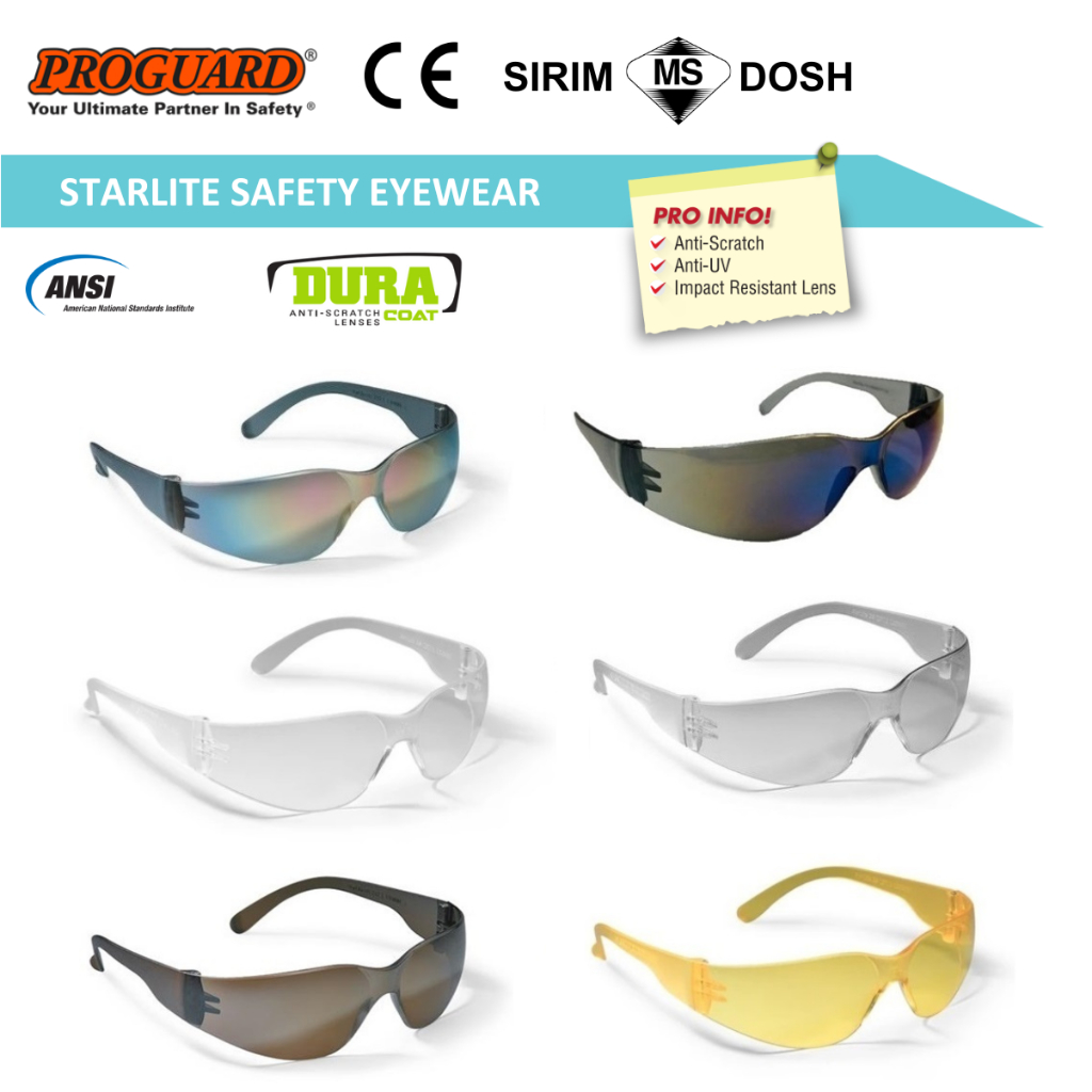 STARLITE High UV Impact Resistant Fashion Modern Cycling Safety Eyewear ...