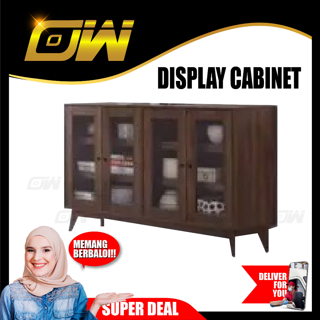 Display Cabinet ( H54 X L24 X W16 ) | Shopee Malaysia