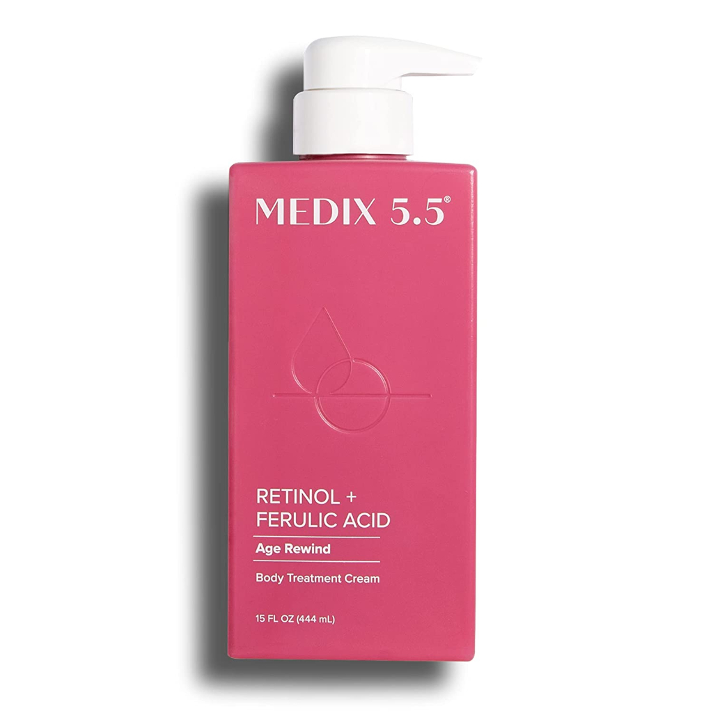 Medix 5.5, Retinol + Ferulic Acid, Body Treatment Cream, Age Rewind (444 ml) | Shopee Malaysia