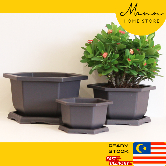 [READY STOCK] MONN Chinese Clay Style Plastic Vase for Home Office ...