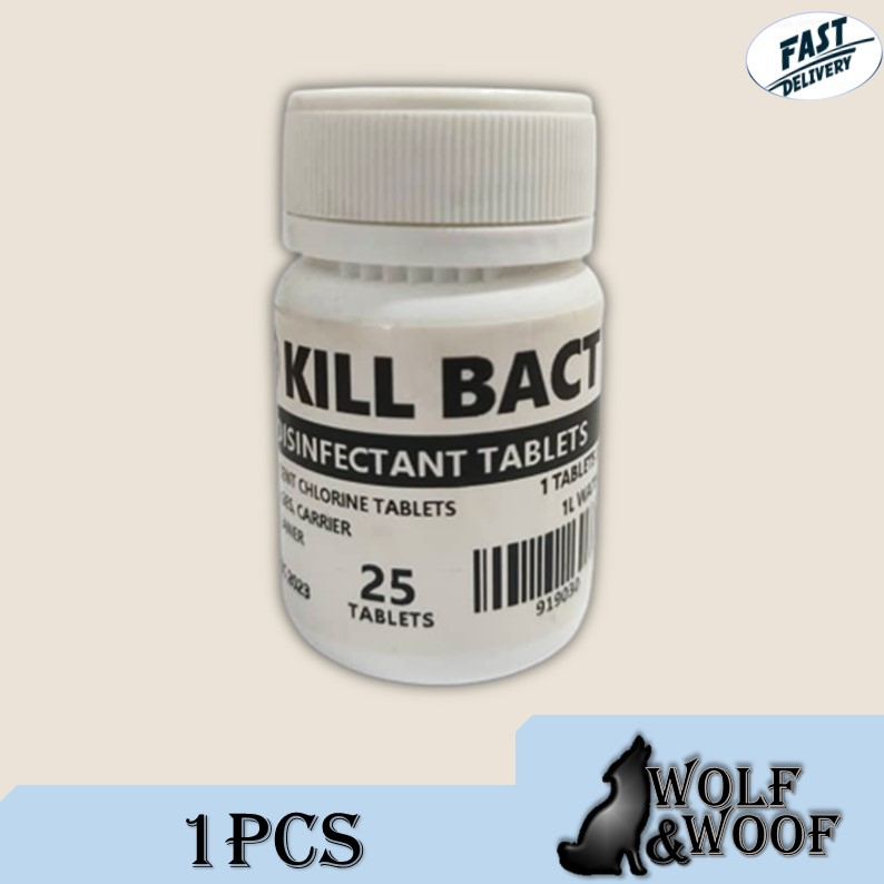 KILL BACT Disinfectant Chloring Tablets ( 25 Tablets ) - Disinfectant ...