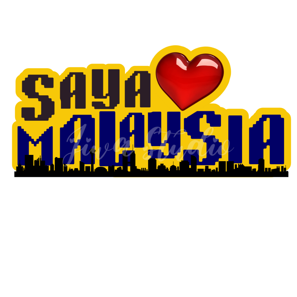 1pc Sticker Hari Merdeka | Malaysiaku Merdeka | Saya ️ Malaysia | Saya ...