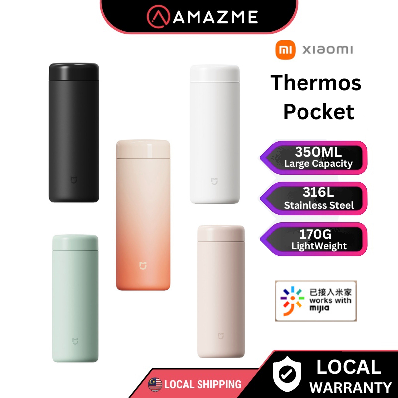 Xiaomi Mijia Thermal Flask Vacuum Cup Pocket Edition Thermos | Shopee Malaysia