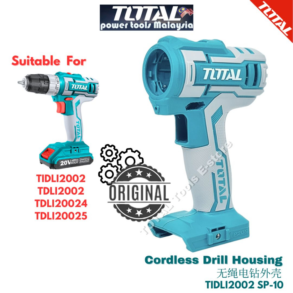 TOTAL 20v Cordless Drill Housing (Replacement Parts) Suitable For ...