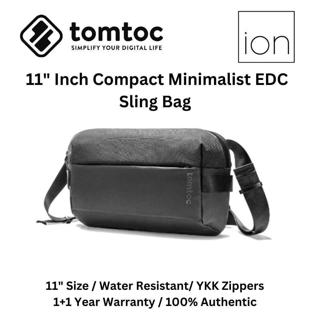 Tomtoc H02-11 Inch Compact Minimalist EDC Sling Bag / Crossbody Bag ...