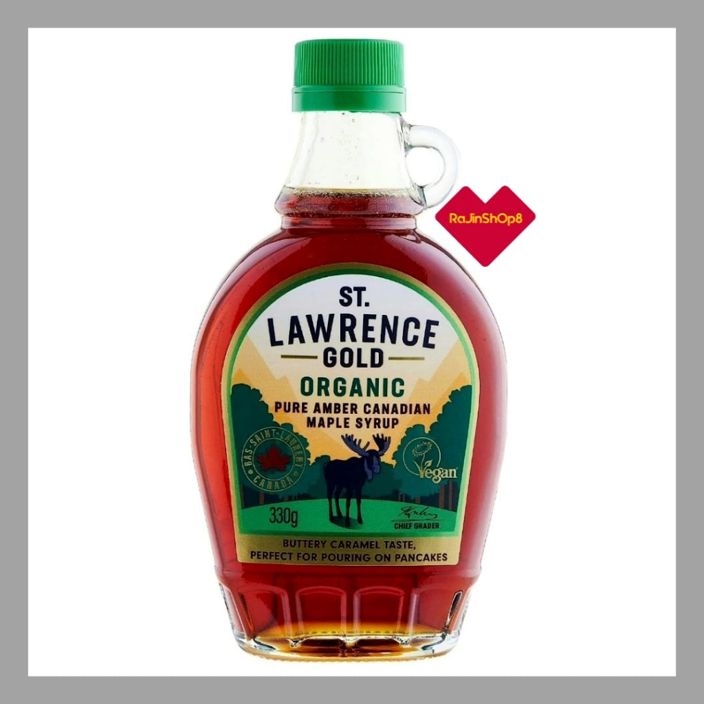 ST LAWRENCE Gold Organic Maple Syrup - Amber 100% Pure Canadian Maple ...