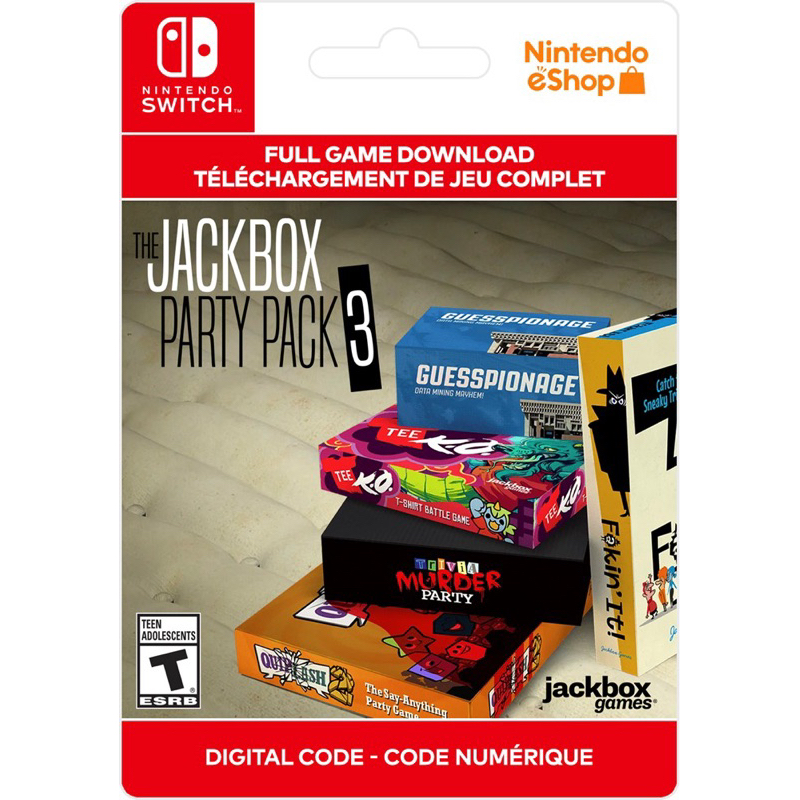Nintendo Switch Digital The Jackbox Party Pack 3 Shopee Malaysia