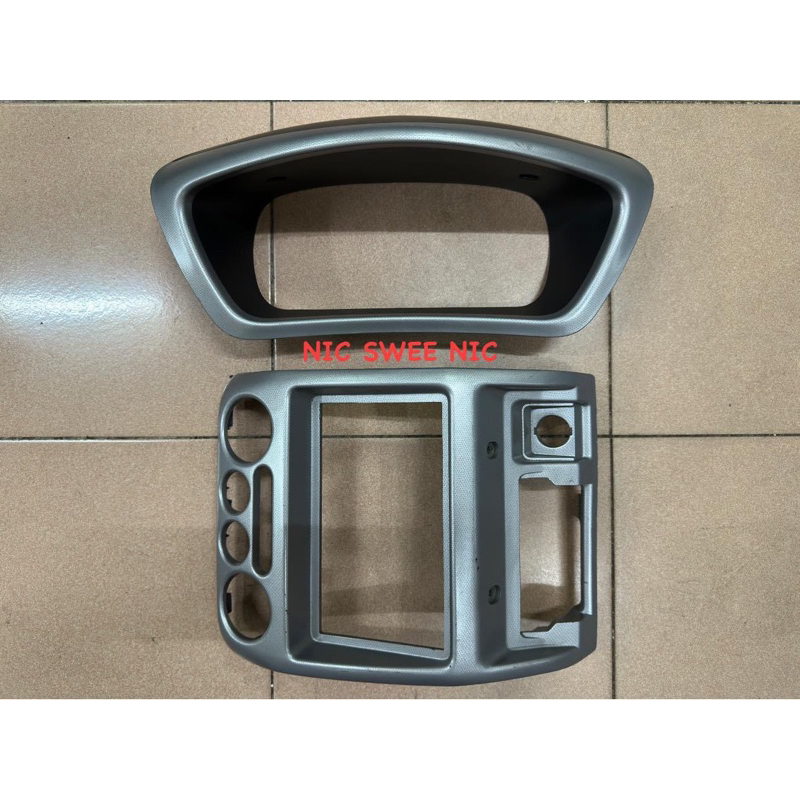 Toyota Cami / Daihatsu Terios Meter Radio Trim Cluster Silver Honeycomb ...
