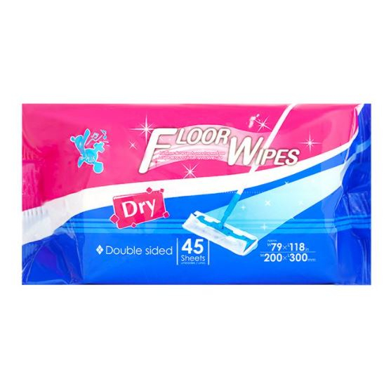 DAISO Floor Wipes Dry Tissue/Wet Tissue Floor Wipes Replacement ...
