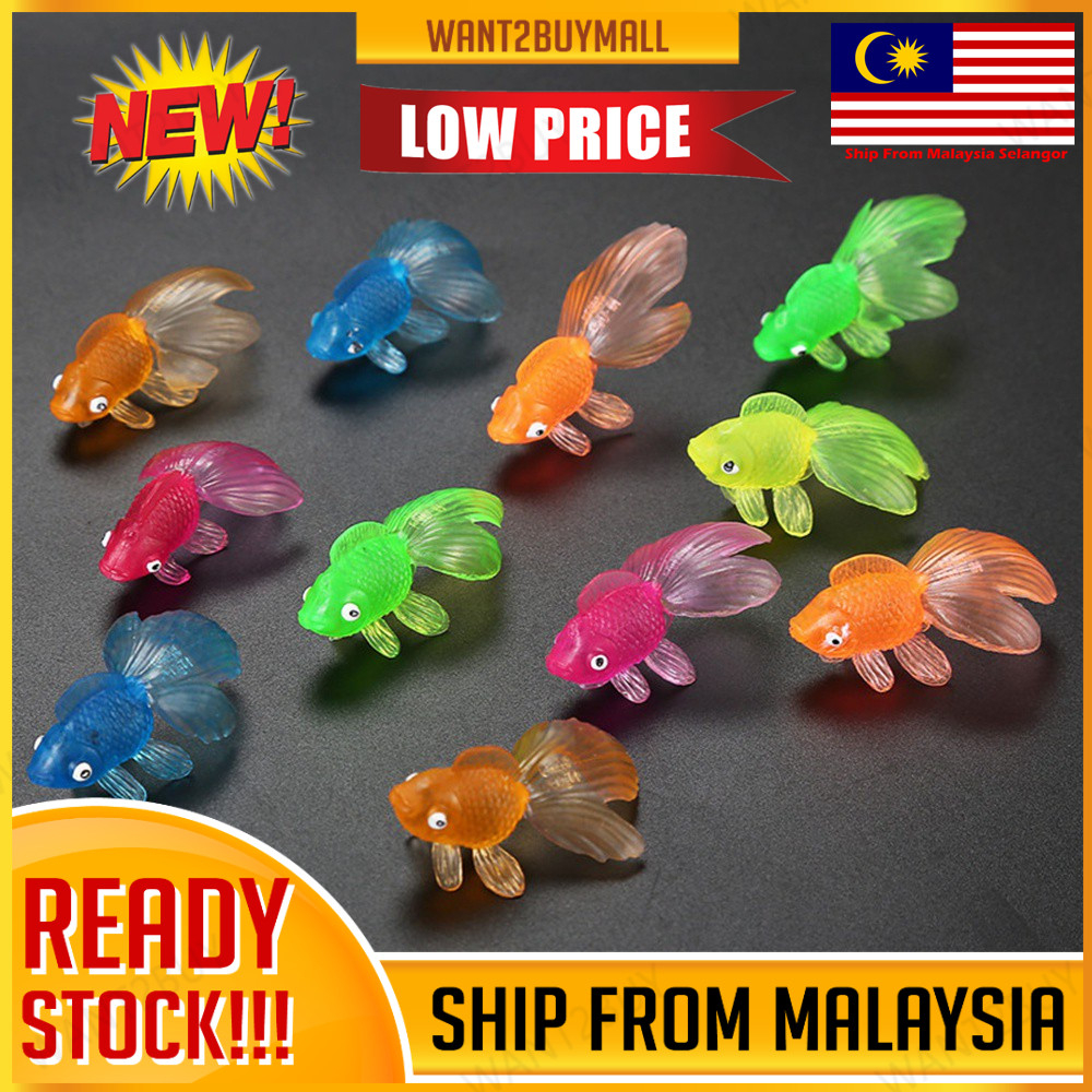 Goldfish Soft Rubber Kids Water Play Bathroom Toddler Tool Baby Bath ...