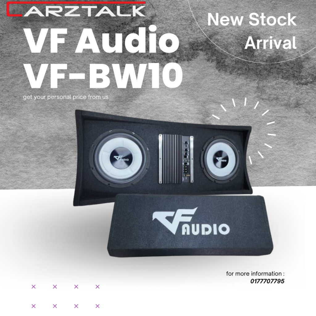 VF Audio VF-BW10 Twin Rear Woofer with Amplifier | Shopee Malaysia