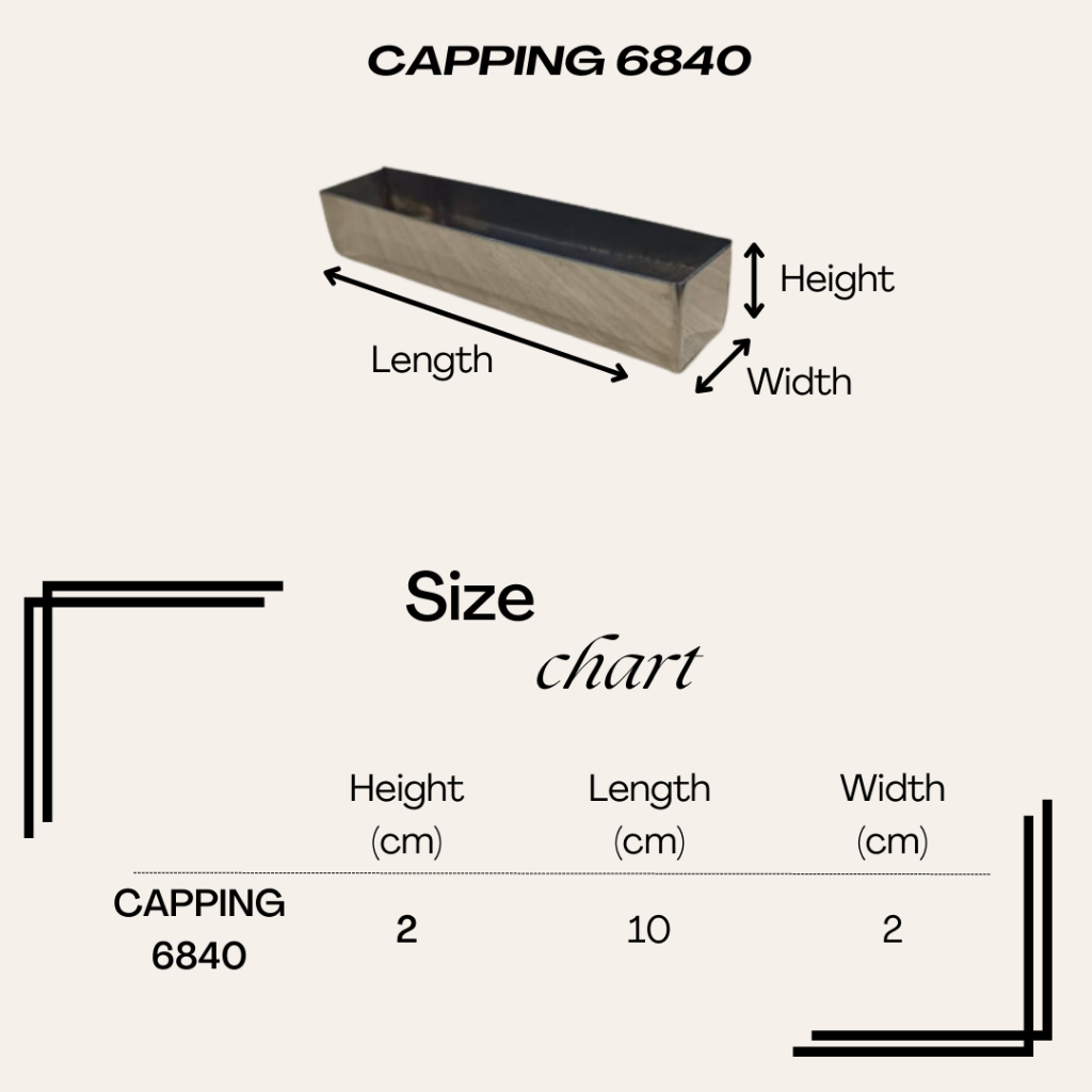 ALUMINIUM GATE PANEL STAINLESS STELL 304 CAPPING | Shopee Malaysia