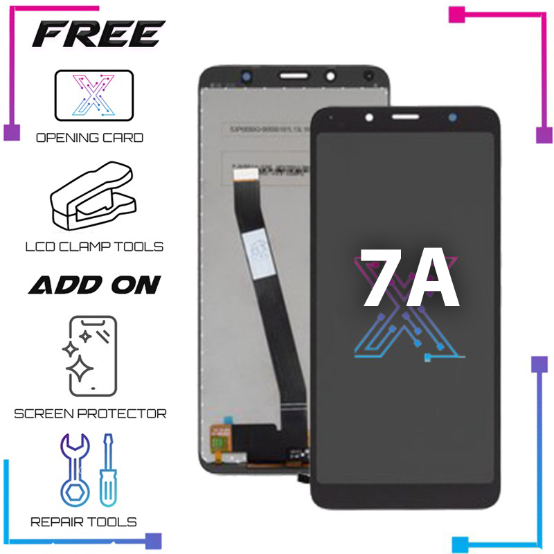 Lcd For Redmi 7A Display Glass Touch Screen Digitizer With Frame ...