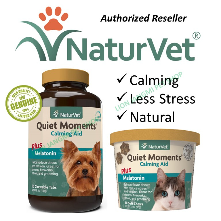 NaturVet - Cat Calming Supplements & Bites, Dog Calming for dogs cats ...