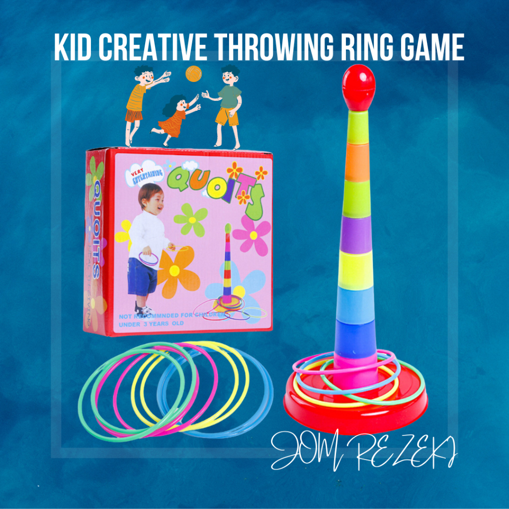 JOM Throw Circle Toy Hoop Throwing Ring Toss Game Hoop game Children ...