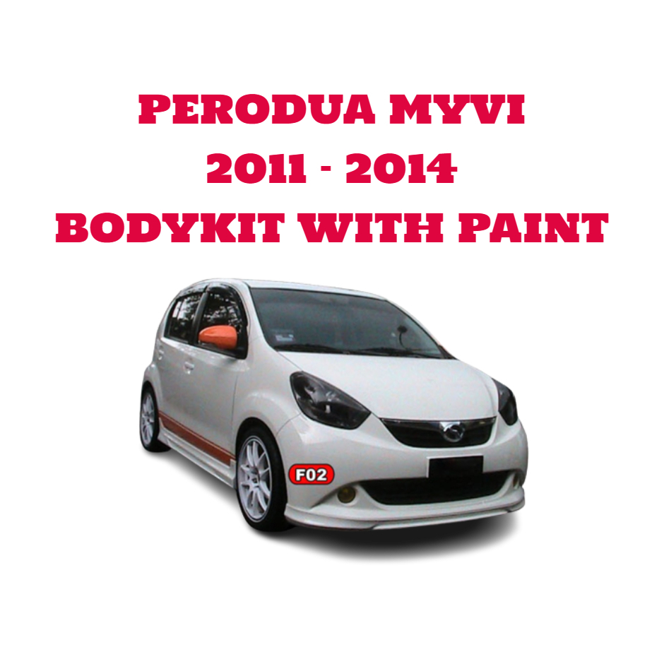Perodua Myvi 2011 to 2014 Bodykit with Metallic Colour | Shopee Malaysia