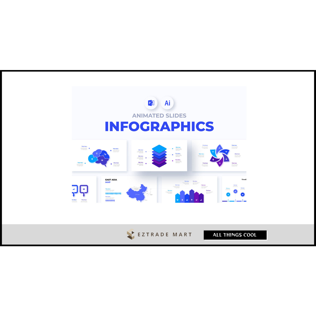 Infographic Diagram Presentation Templates 3000+ Set | Shopee Malaysia