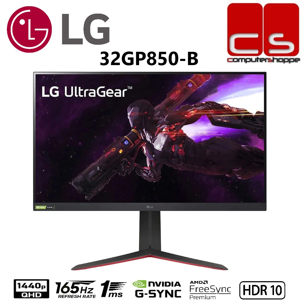 LG UltraGear 32GP850 32'' QHD Nano IPS 1MS 165HZ G-SYNC FREESYNC HDR ...