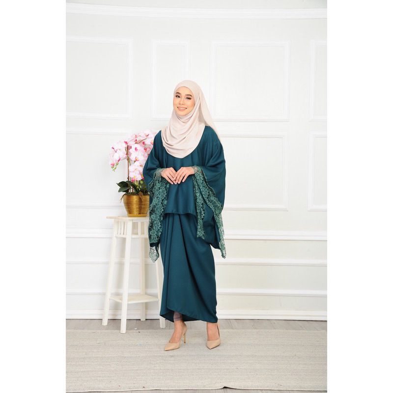 KAFTAN PARIO LACE Ready stock malaysia (postage setiap hari) | Shopee ...