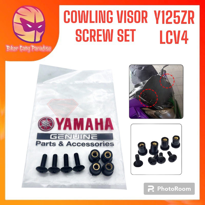 COWLING VISOR SCREW SET Y125ZR LC135 V4 LCV4 V5 V6 V7 | Shopee Malaysia