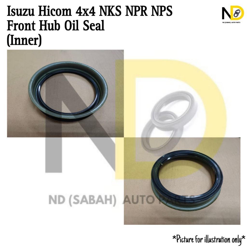 ISUZU HICOM 4X4 NKS NPR NPS FRONT HUB OIL SEAL (INNER & OUTER ) 8-94440 ...