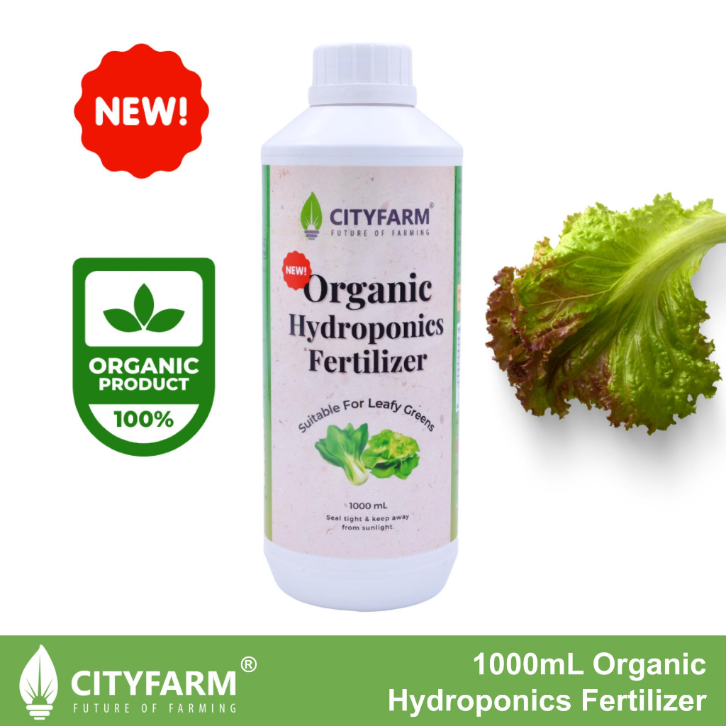 Organic Hydroponics Fertilizer For Leafy Greens 1L Contains Seaweed ...