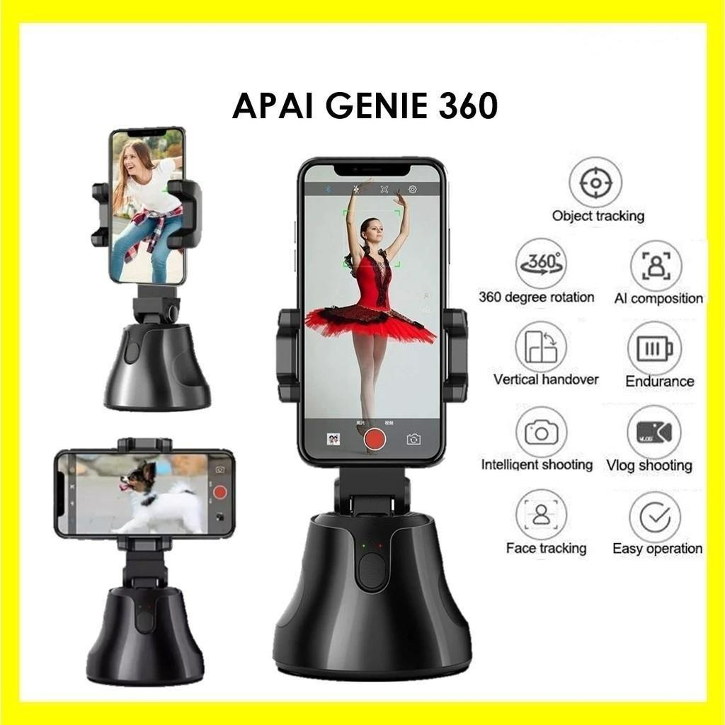 Readystock Apai Genie Auto Smart Shooting Selfie Stick 360° Object Tracking Holder All-in-one ...