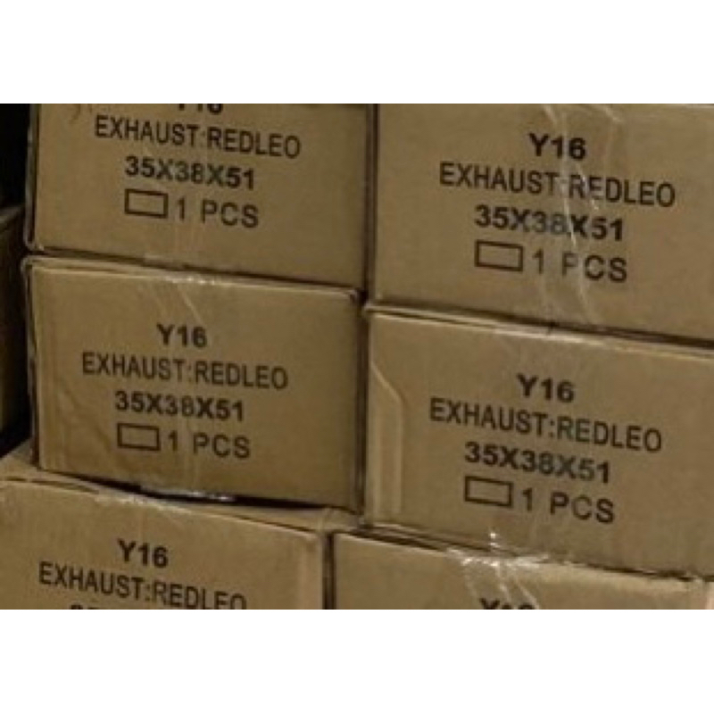 💯 ORIGINAL RED LEO Y15 / LC135 v1 - v8 / RS150 Y16 Y15ZR RACING EXHAUST ...