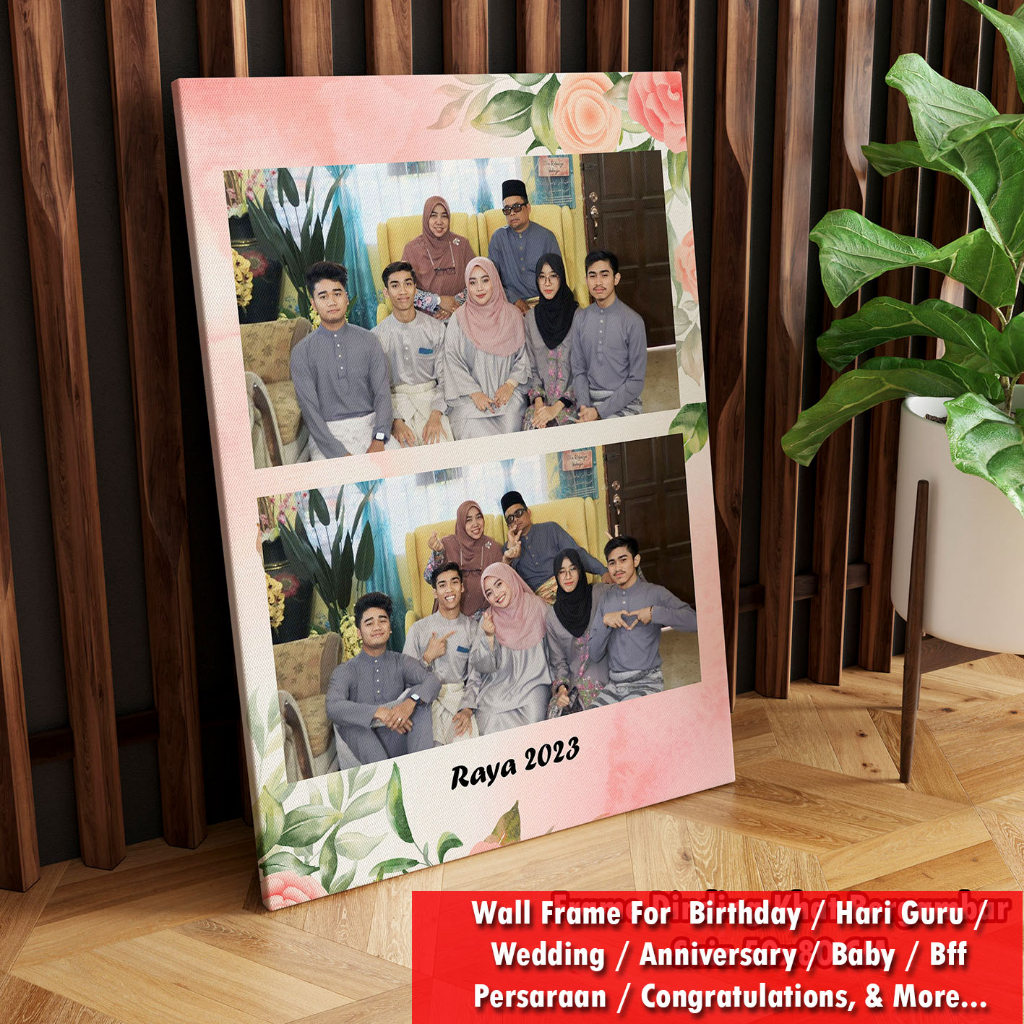 Custome Frame Gambar / Photo Kanvas / Poster Frame / Gambar Kahwin ...