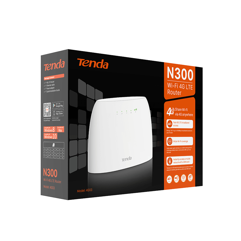 TENDA 4G680 4G06 4G03 V2 4G LTE Wireless WiFi Modem Router | Shopee ...