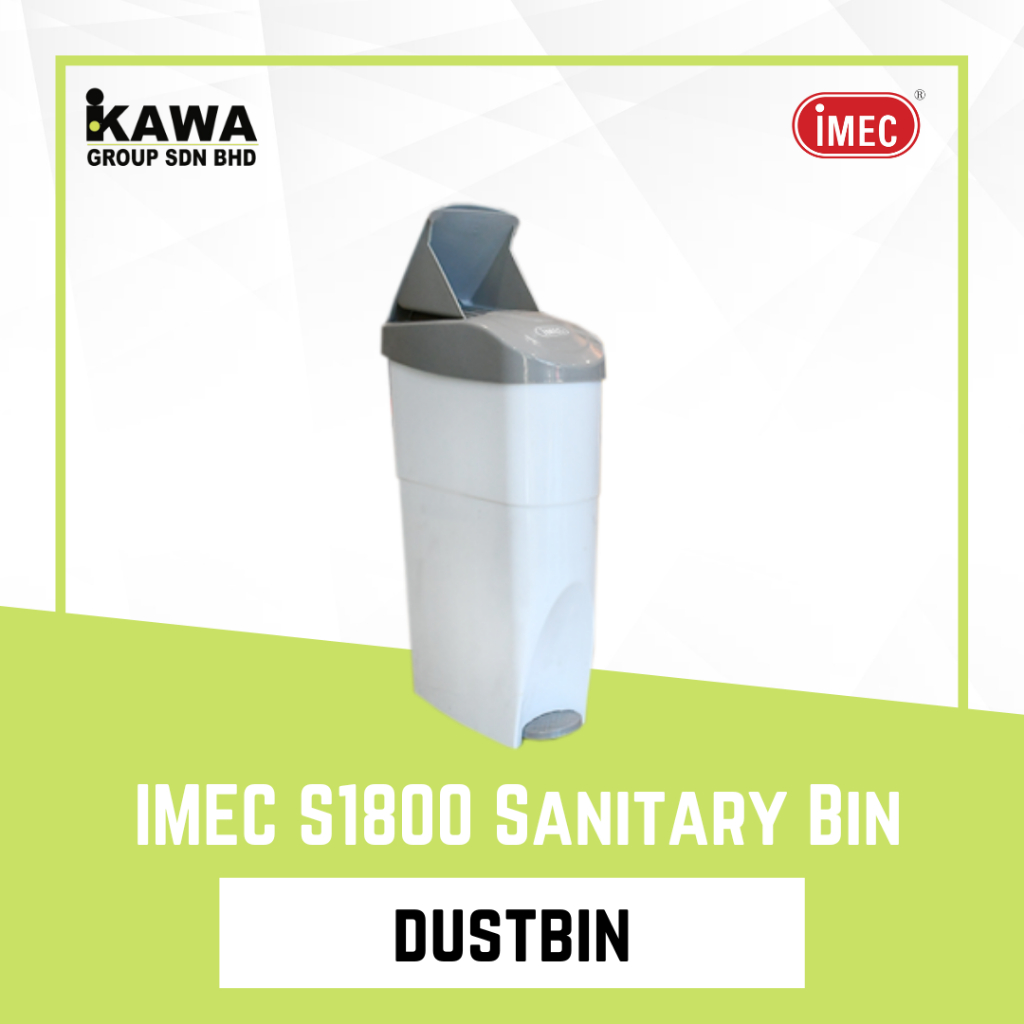 IMEC 18L - S1800 Sanitary Dustbin | Pedal DustbinIMEC 18L - S1800 ...